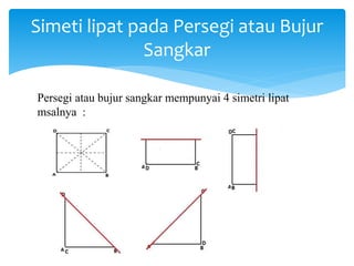 Simetri lipat dan simetri putar | PPTX