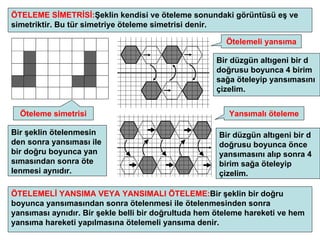 Simetri ve ayna simetrisi konu anlatımı sunusu | PPS
