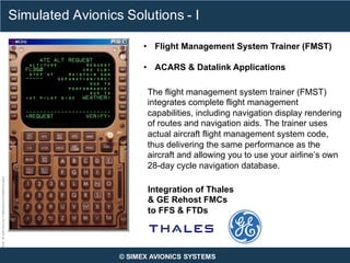 Simex avionics-profile | PPT