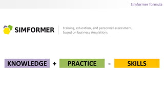 Simformer - business simulations for education. What is it? | PPT