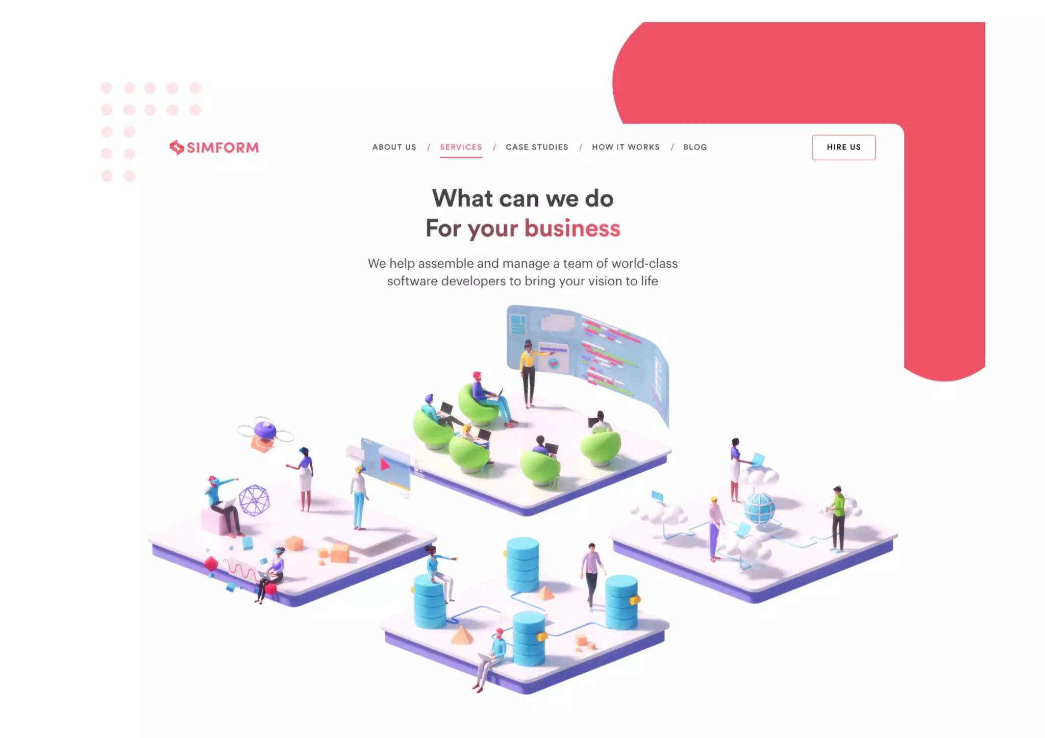 Simform- New Website Announcement | PPT