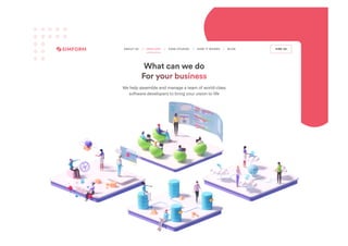 Simform- New Website Announcement | PPT