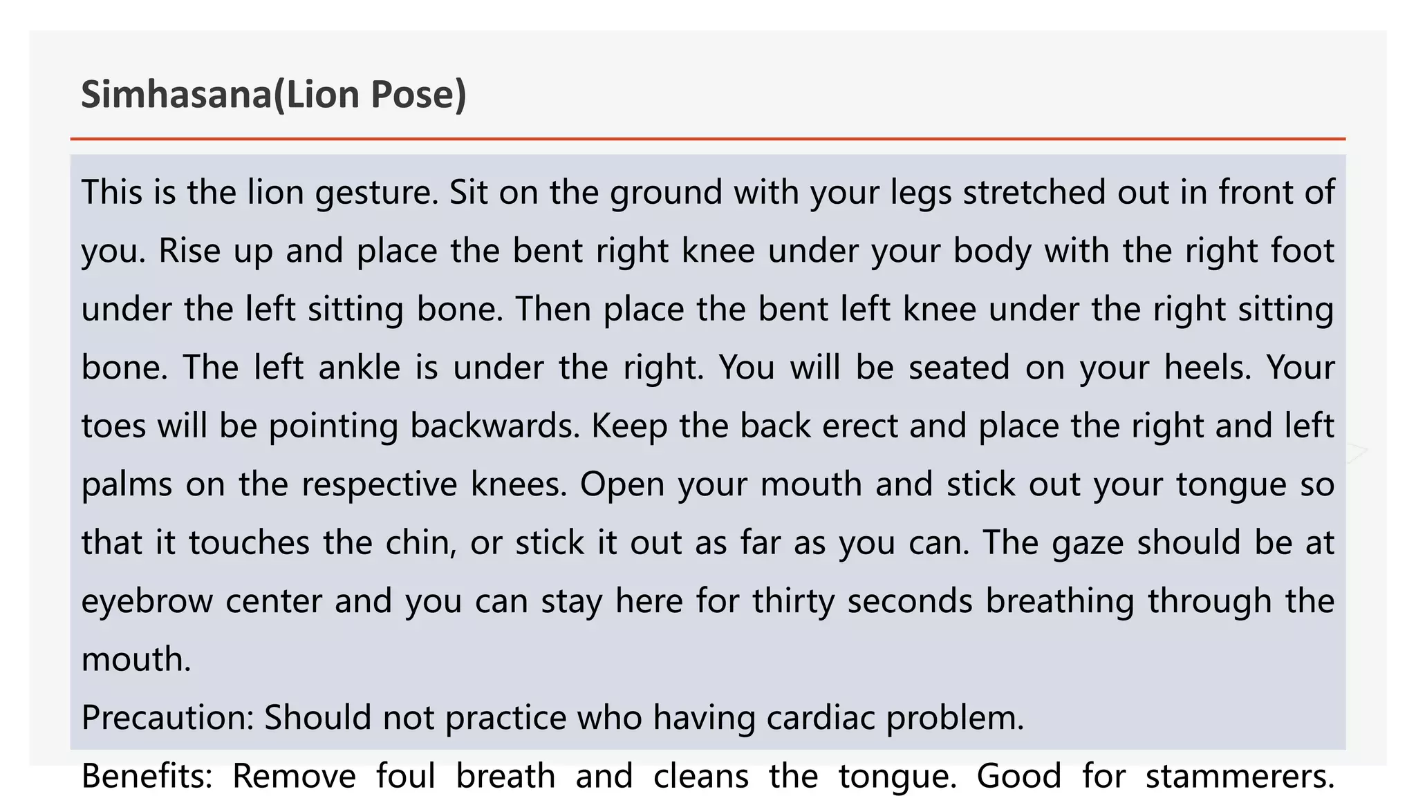 Simhasana(Lion Pose).pptx