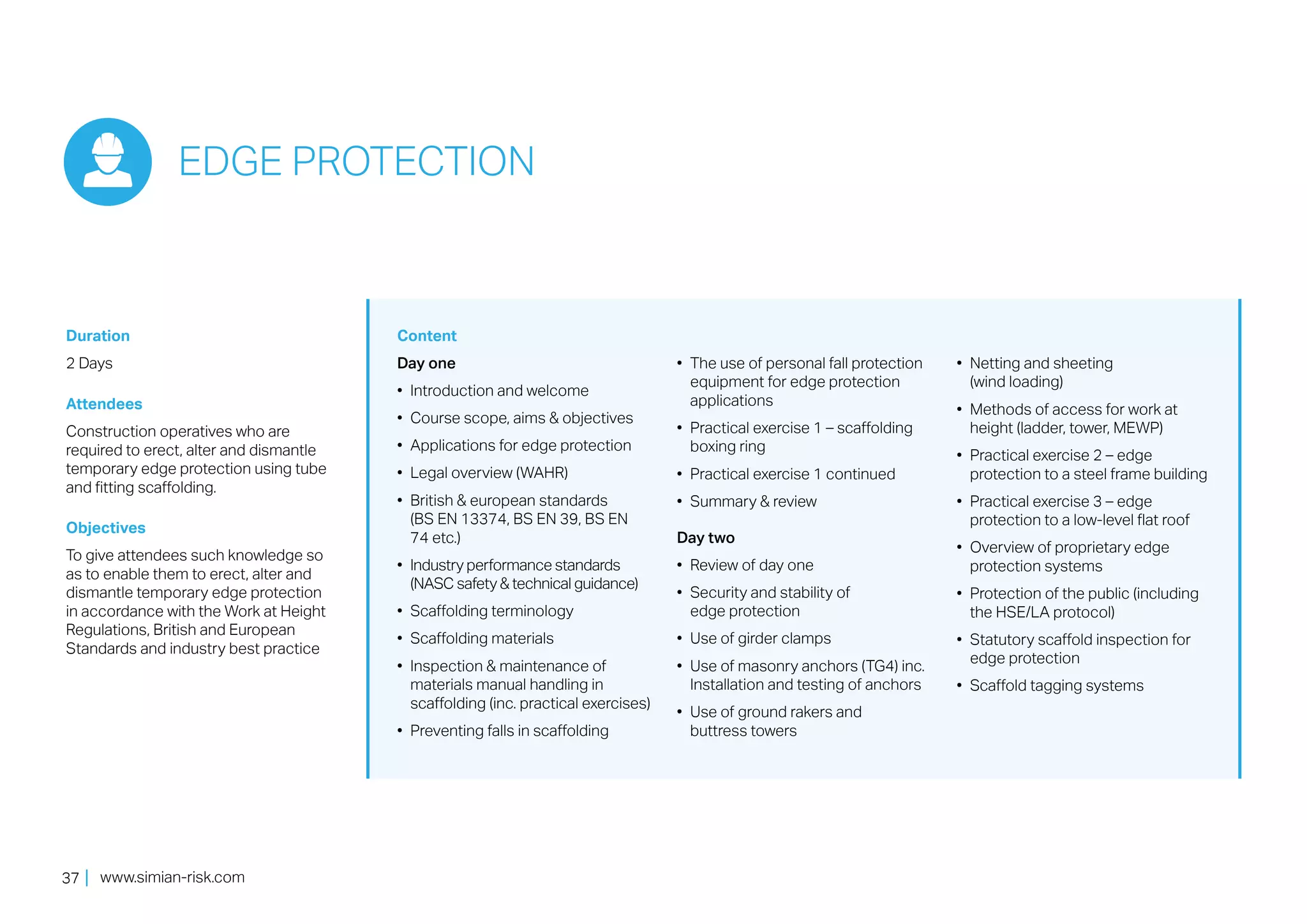 Simian Training Prospectus | PDF