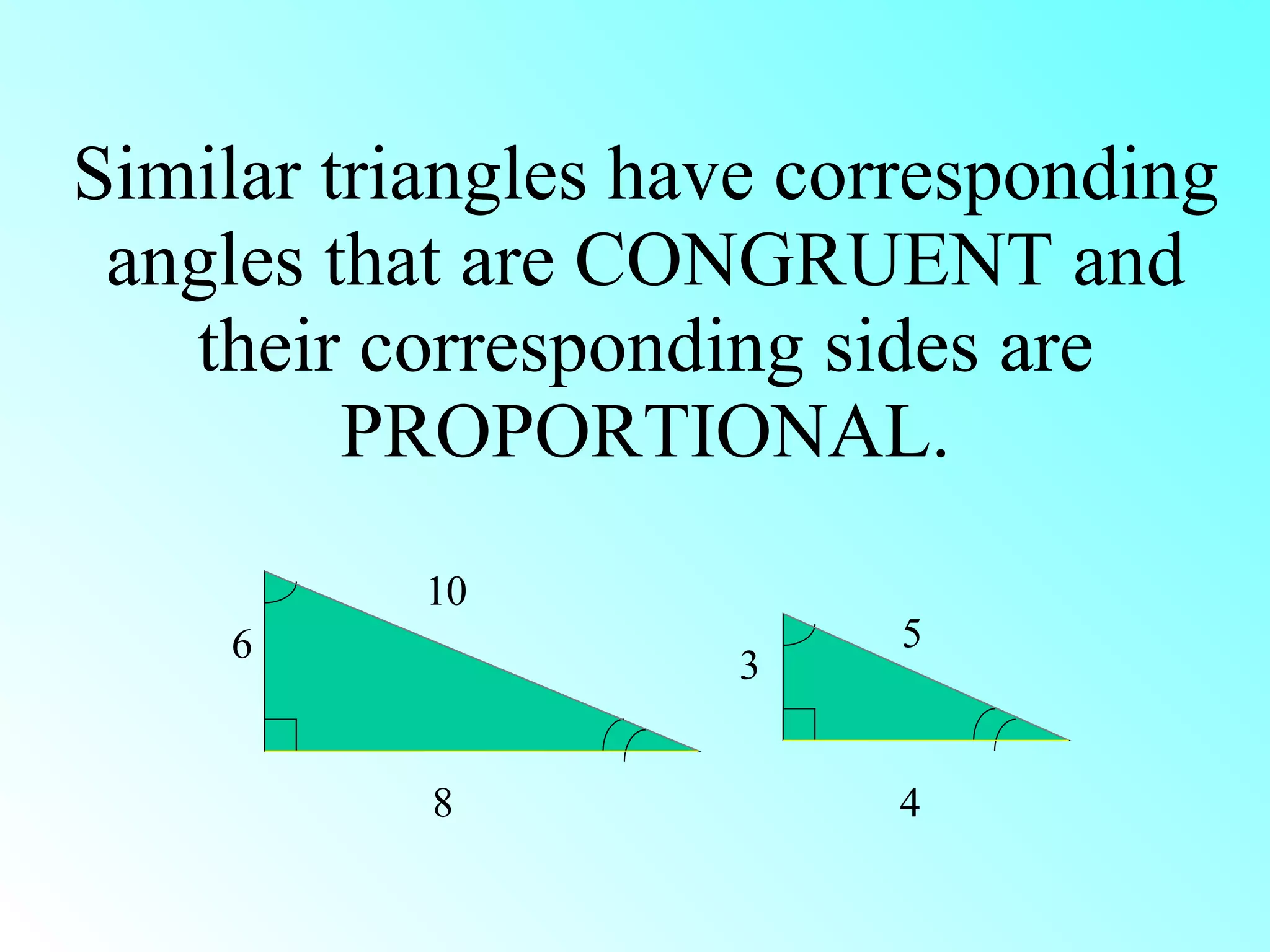Similar Triangles Notes | PPT