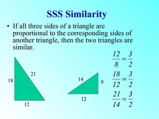 Similar Triangles Notes | PPT