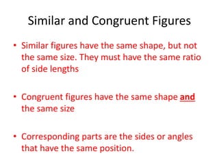 Similar and Congruent Figures.ppt