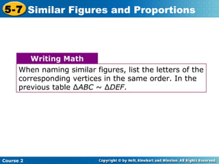 Similar figures and_proportions | PPT | Physics | Science