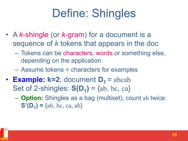 3 - Finding similar items | PPTX | Programming Languages | Computing