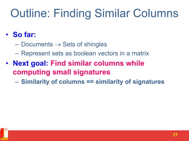 3 Finding Similar Items Pptx Programming Languages Computing