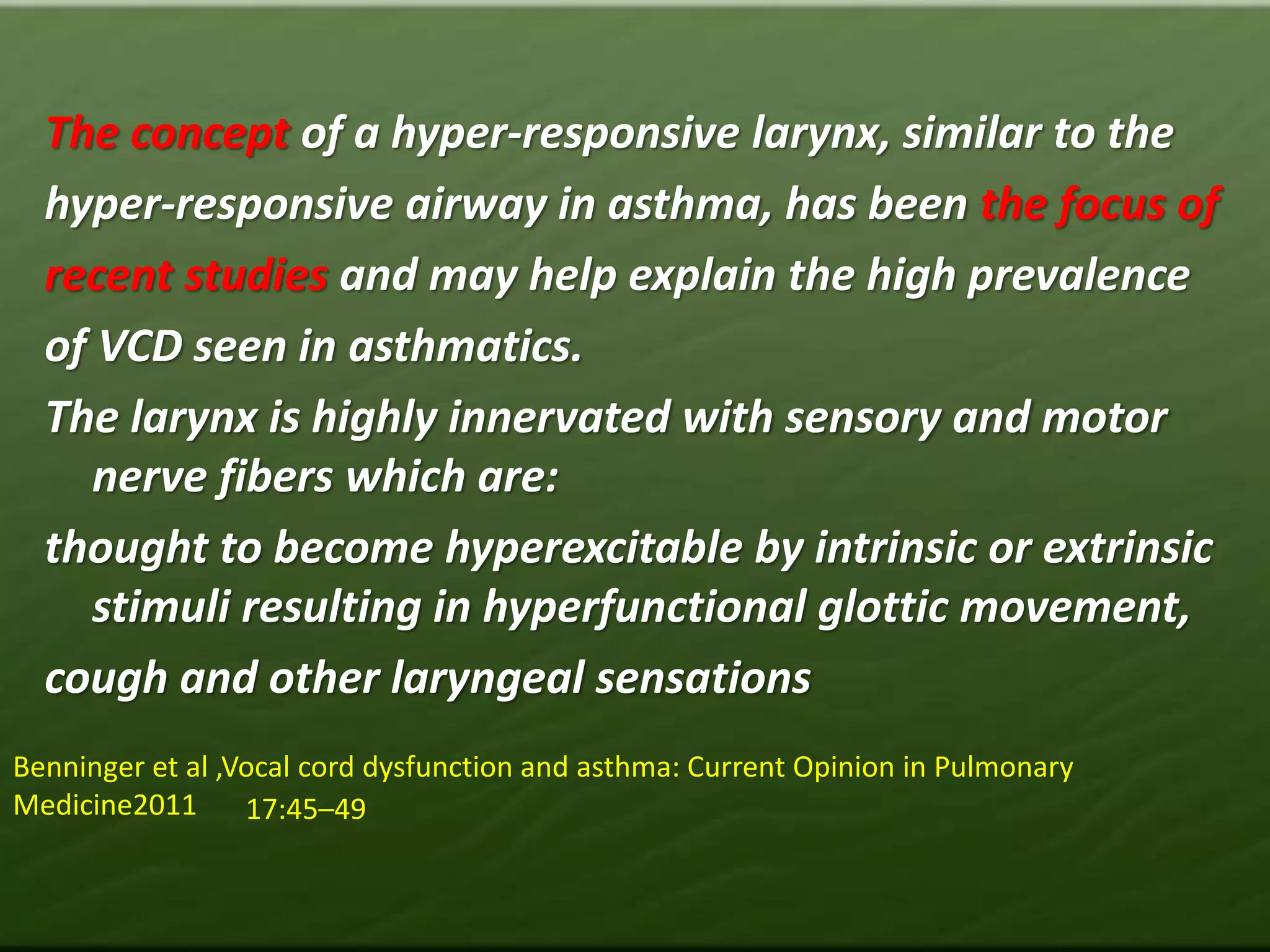 Similarities and differences between asthma and asthma masqueraders | PPTX
