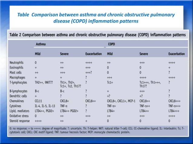 Similarities and differences between asthma and asthma masqueraders ...
