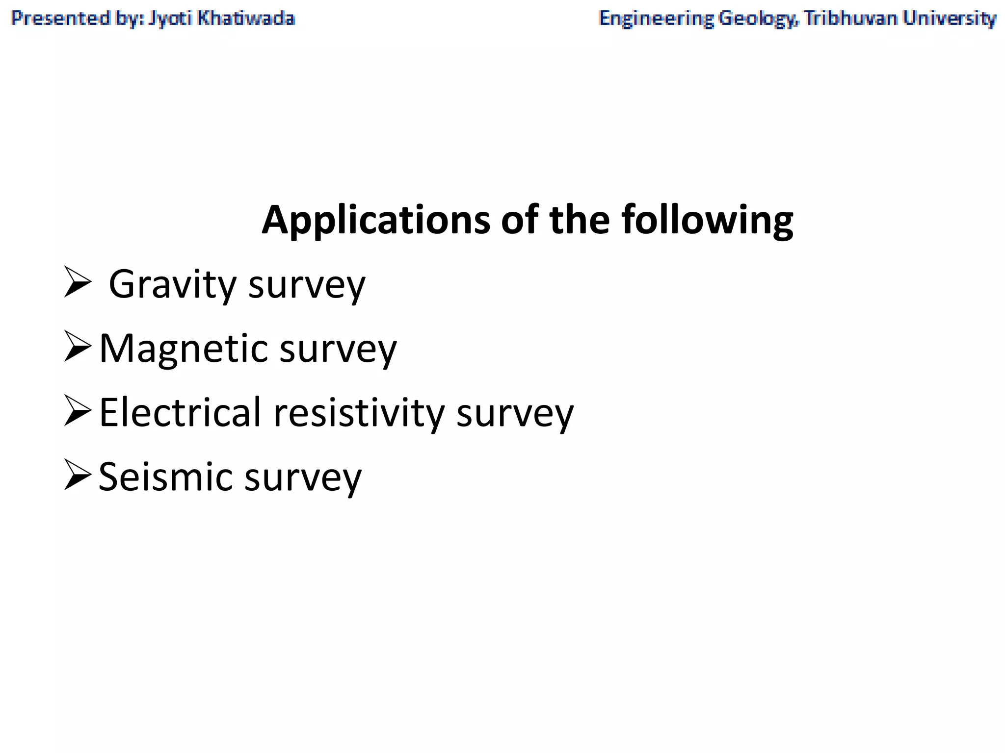 Similarities between gravity and magnetics and application of different ...