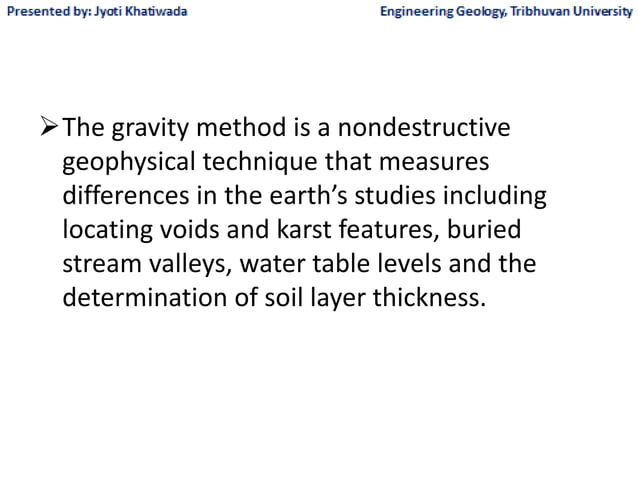 Similarities between gravity and magnetics and application of different ...
