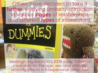 Similarity and Interpersonal Attraction | PPTX