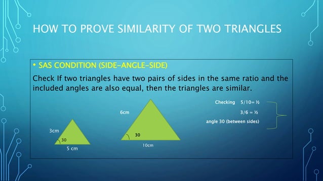 Similarity of Triangles | PPTX | Science