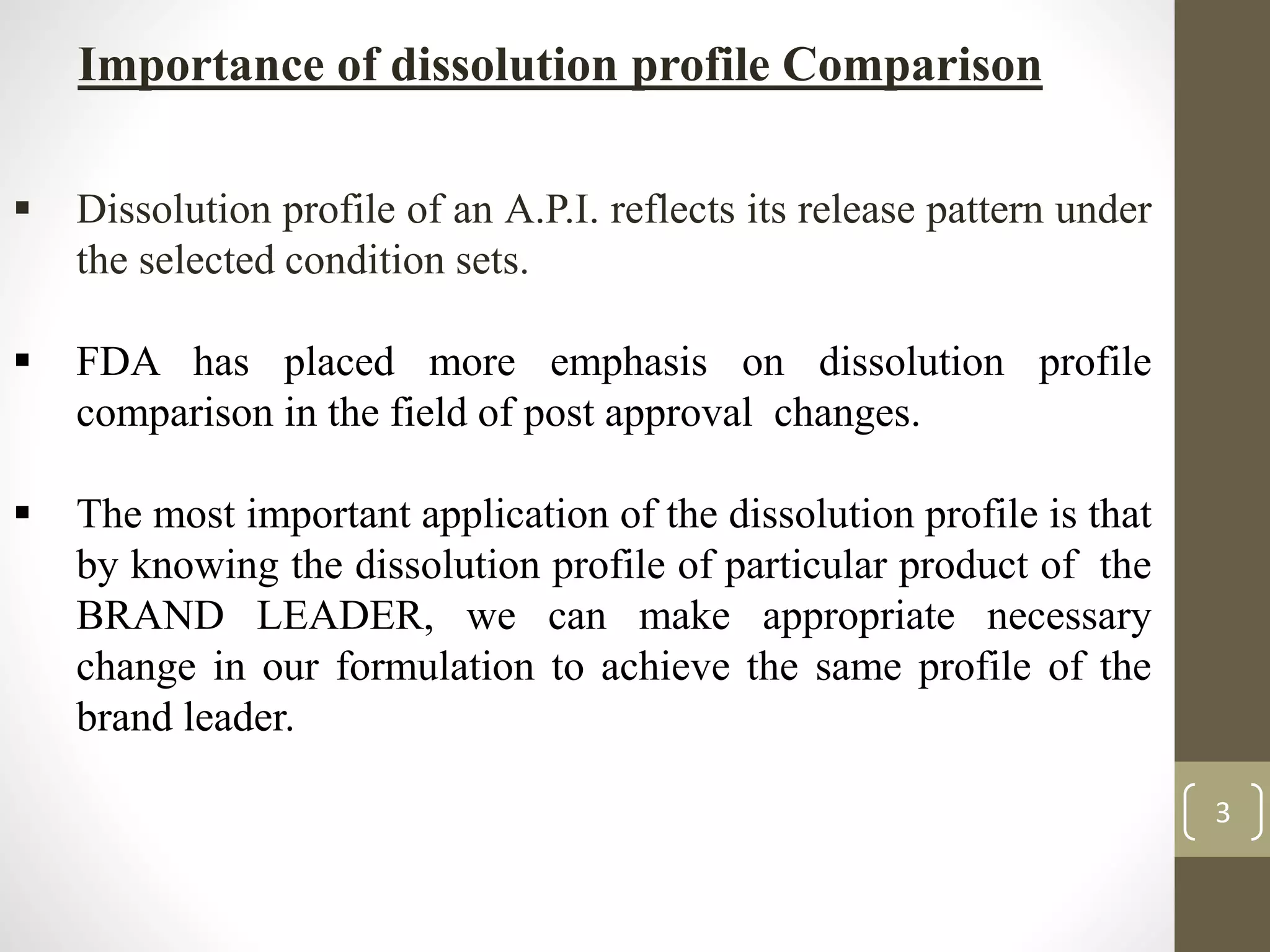 Similarity and difference factors of dissolution | PPTX