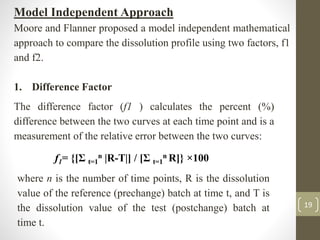 Similarity and difference factors of dissolution | PPTX