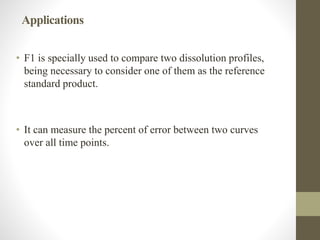 Similarity and difference factors of dissolution | PPTX