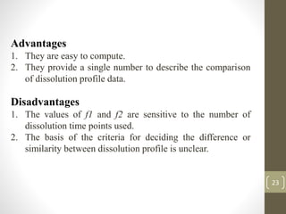 Similarity and difference factors of dissolution | PPTX