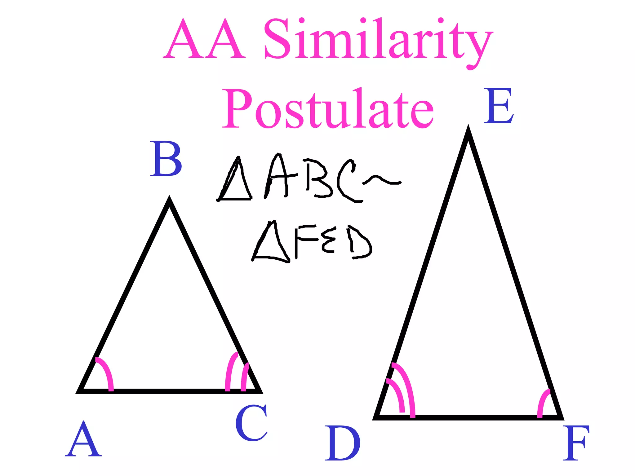 Similarity day 1 sss, sas, aa | PPTX