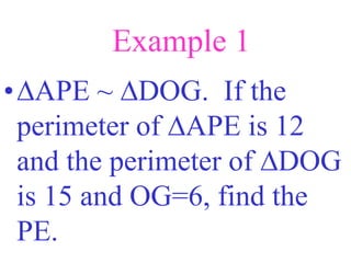 Similarity day 1 sss, sas, aa | PPTX