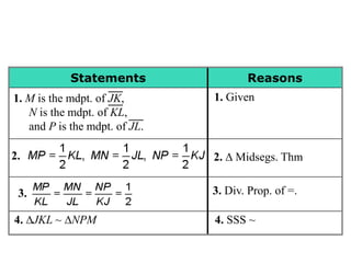 Similarity day 1 sss, sas, aa | PPTX
