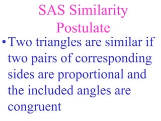 Similarity day 1 sss, sas, aa | PPTX
