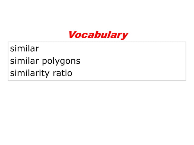 Similarity day 1 with activity | PPT