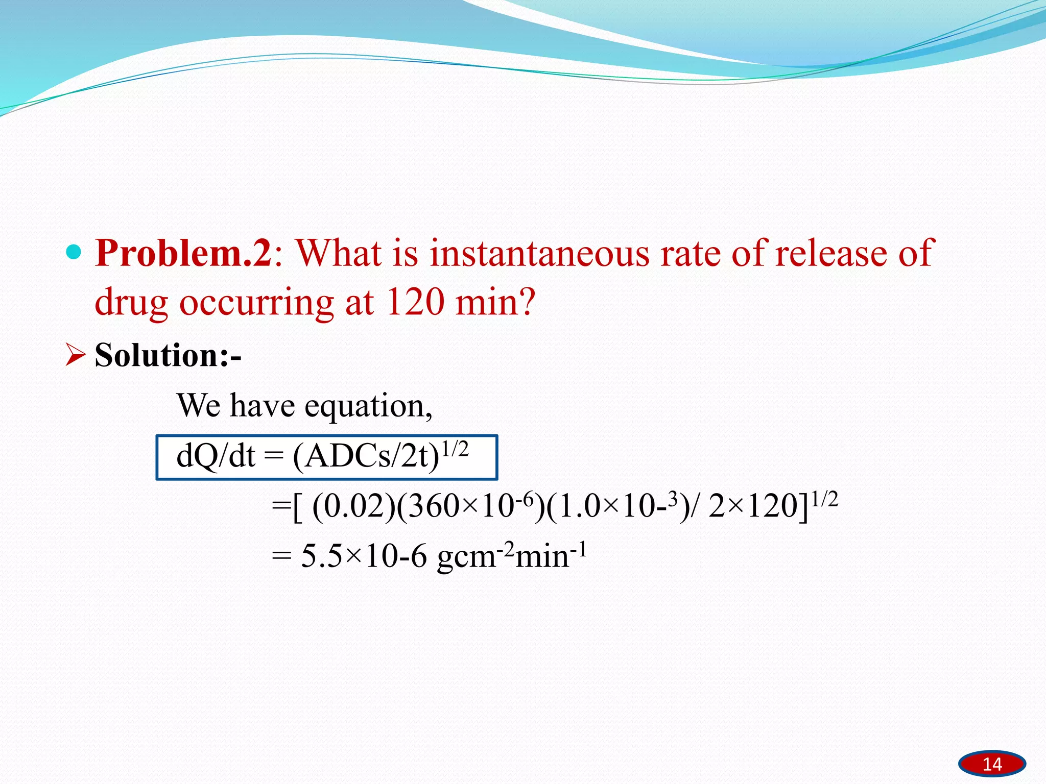 Similarity factor, higuchi plot, peppas plot | PPTX