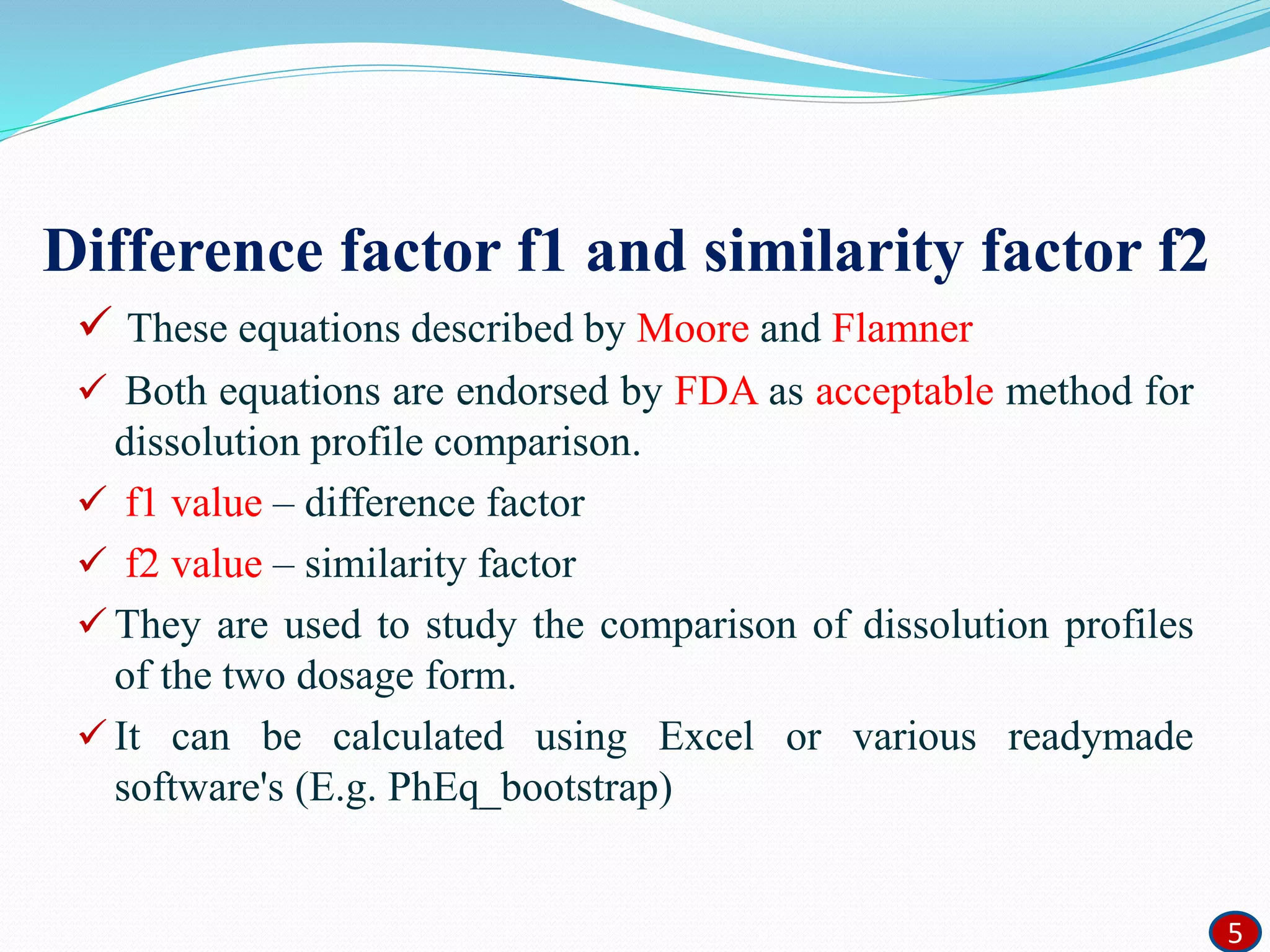 Similarity factor, higuchi plot, peppas plot | PPTX