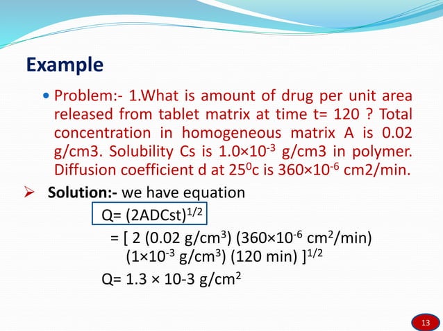 Similarity factor, higuchi plot, peppas plot | PPTX
