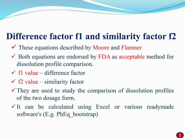 Similarity factor, higuchi plot, peppas plot | PPTX