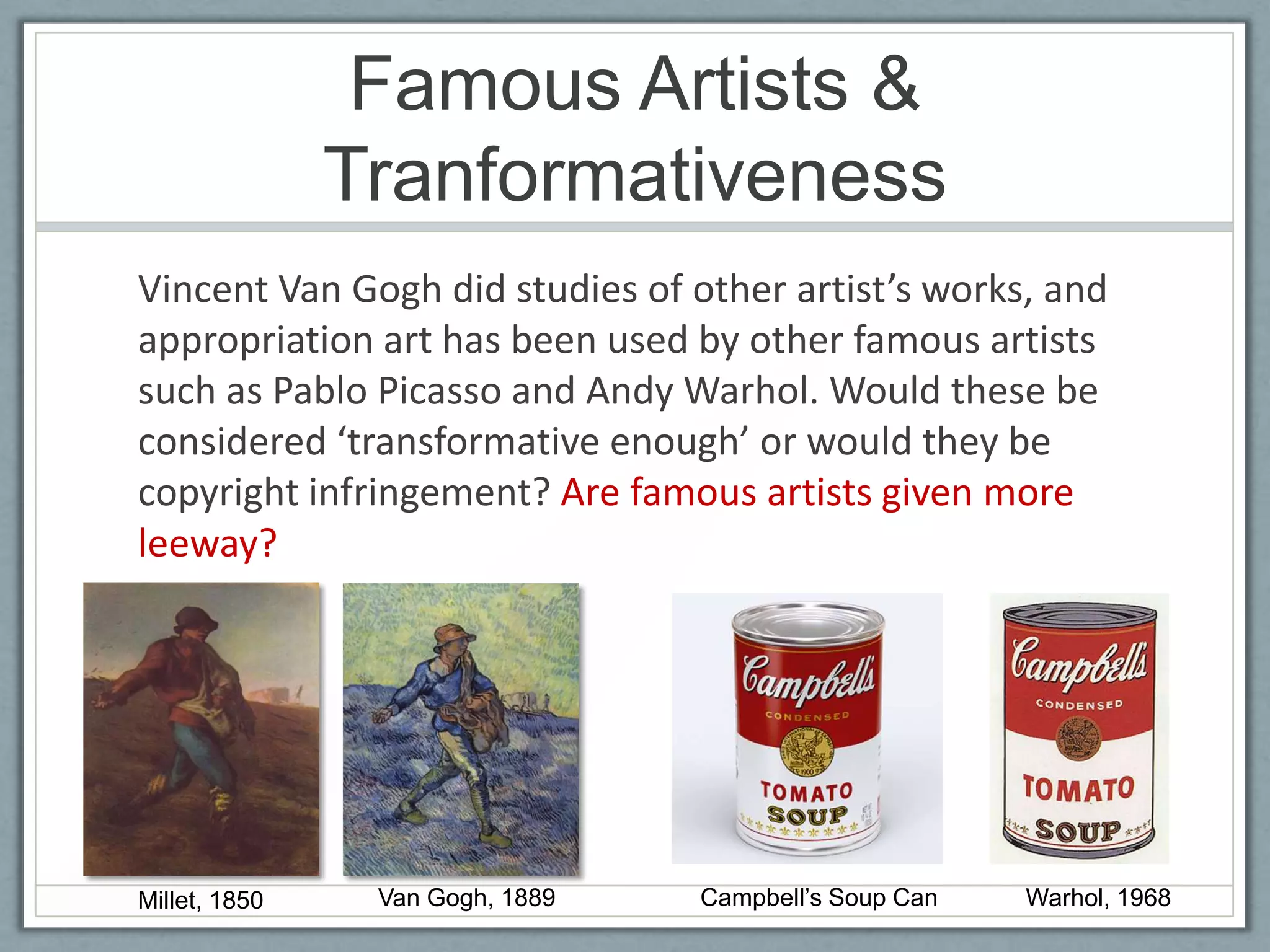 Appropriation Art and Copyright: Do Layperson Judgments of Image ...