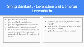Similarity measures | PPT