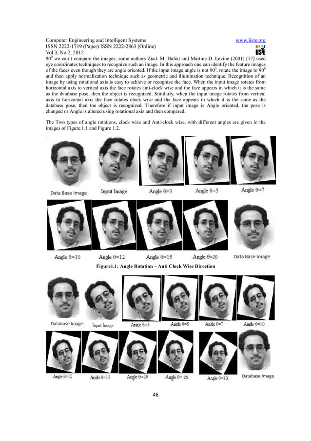 Similarity Of Inference Face Matching On Angle Oriented Pdf