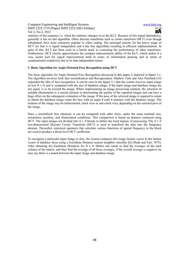 Similarity Of Inference Face Matching On Angle Oriented Pdf