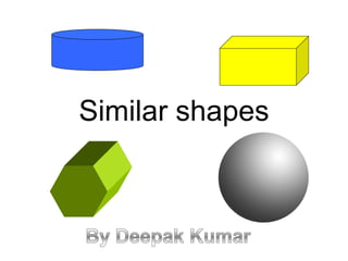 Similar shapes | PPT