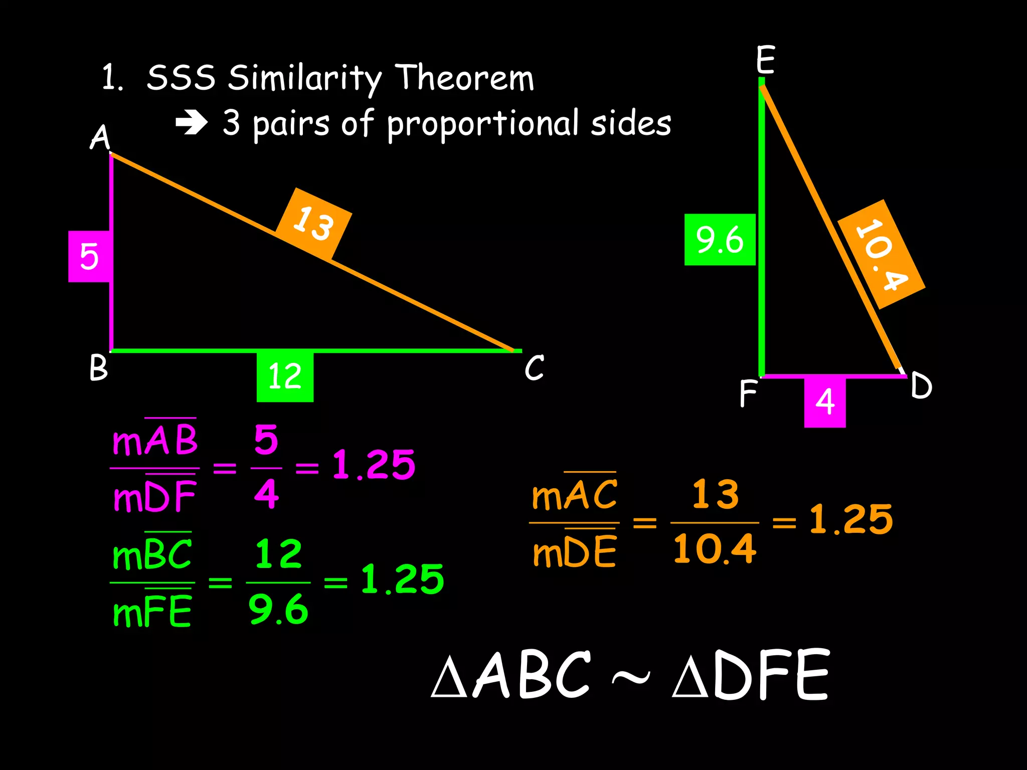 Similar triangles | PPTX