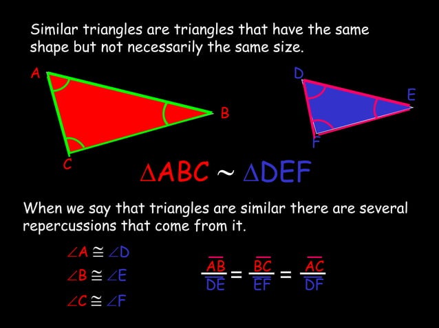 Similar triangles | PPT