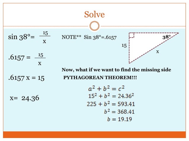 Similar triangles and trigonometric ratios | PPT