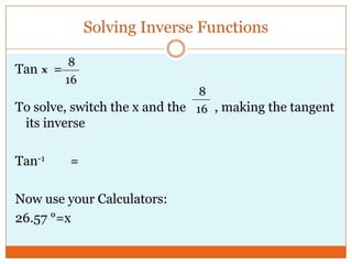 Similar triangles and trigonometric ratios | PPT