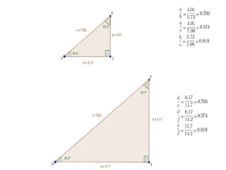 Similar triangles and trigonometric ratios | PPT