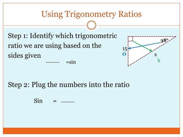 Similar triangles and trigonometric ratios | PPT