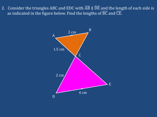 Application of Similar Triangles | PPTX | Physics | Science