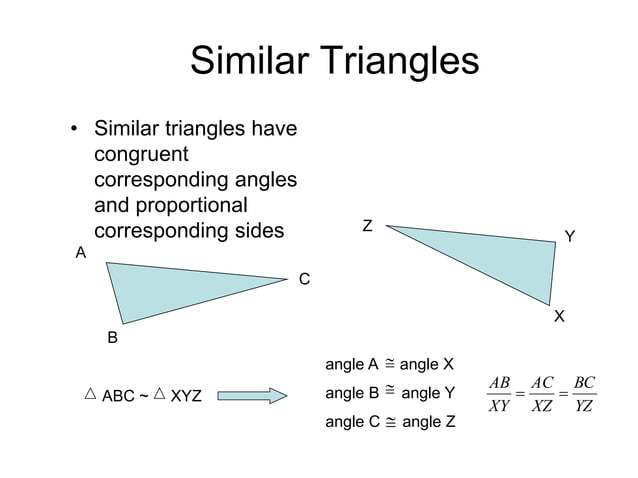 Similar Triangles PPT and examples.ppt | Physics | Science