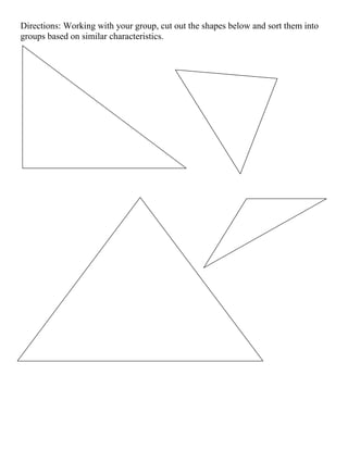 Similar triangles student_handout | DOC | Physics | Science
