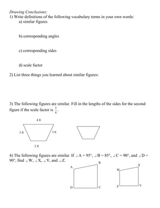 Similar triangles student_handout | DOC