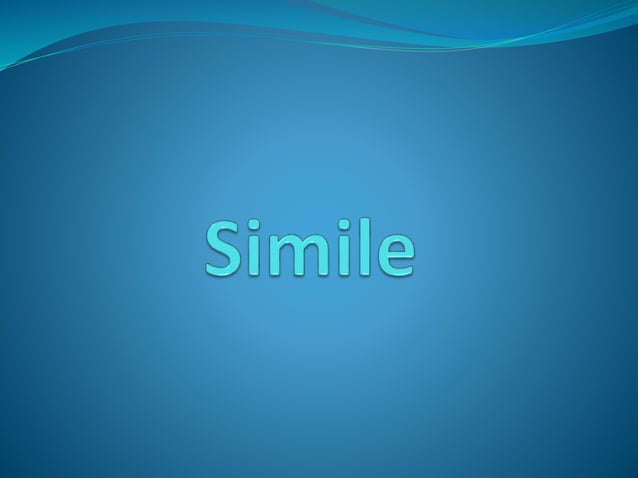 Simile | PPTX