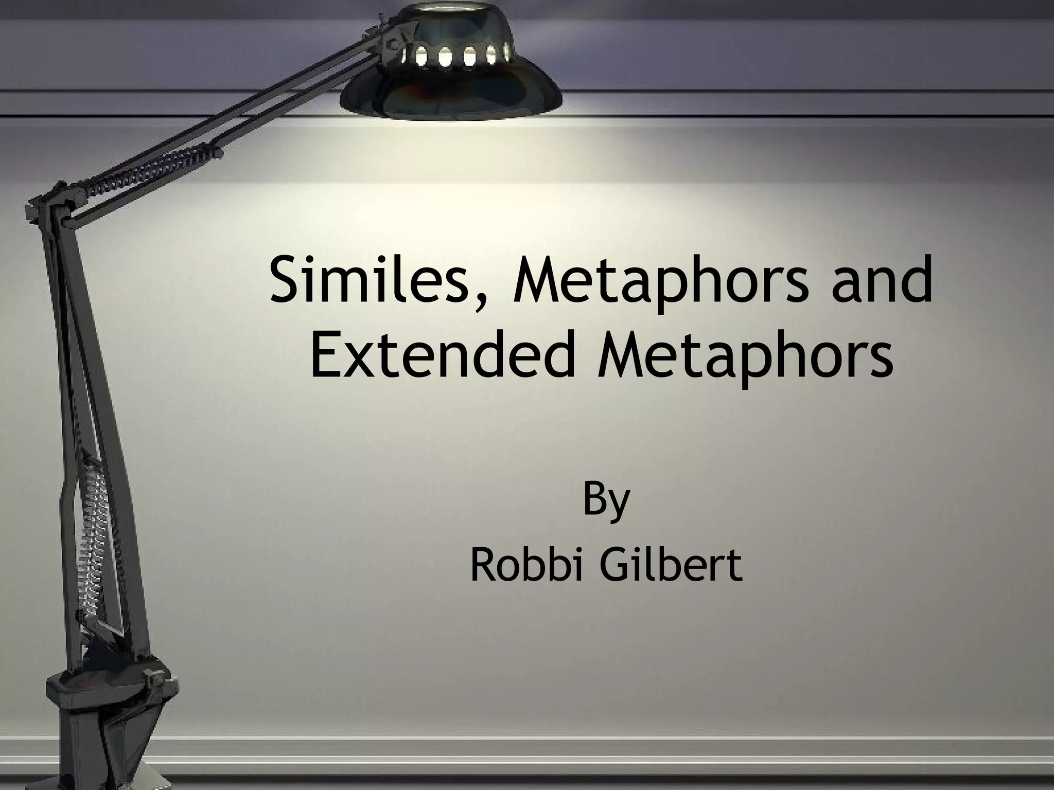 Simile and metaphors | PPT | Poetry | Books and Literature